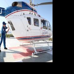 Hospital unveils new helicopter with 'all the bells and whistles'