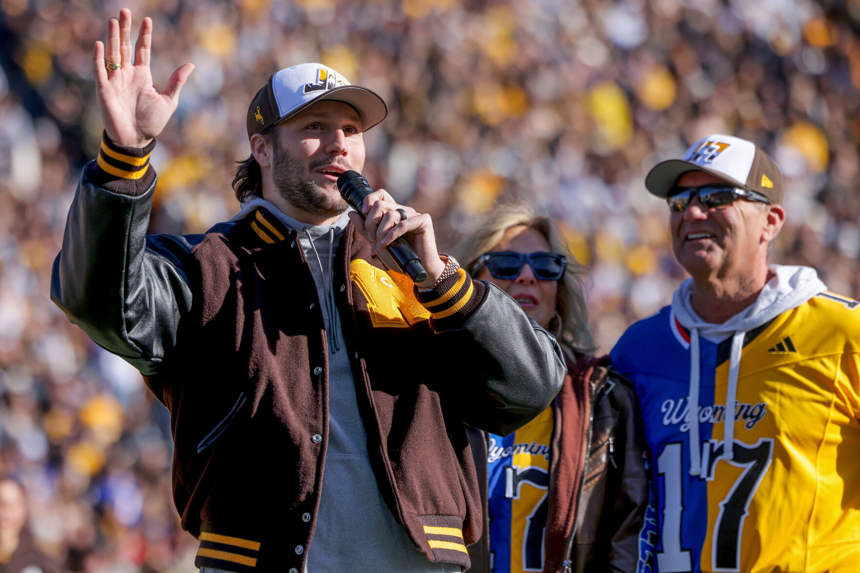 Buffalo Bills quarterback Josh Allen returns to Laramie