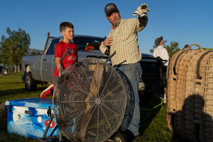 Kicking dirt at the Casper Balloon Roundup