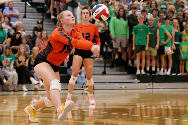 Kelly Walsh volleyball sweeps rival Natrona County