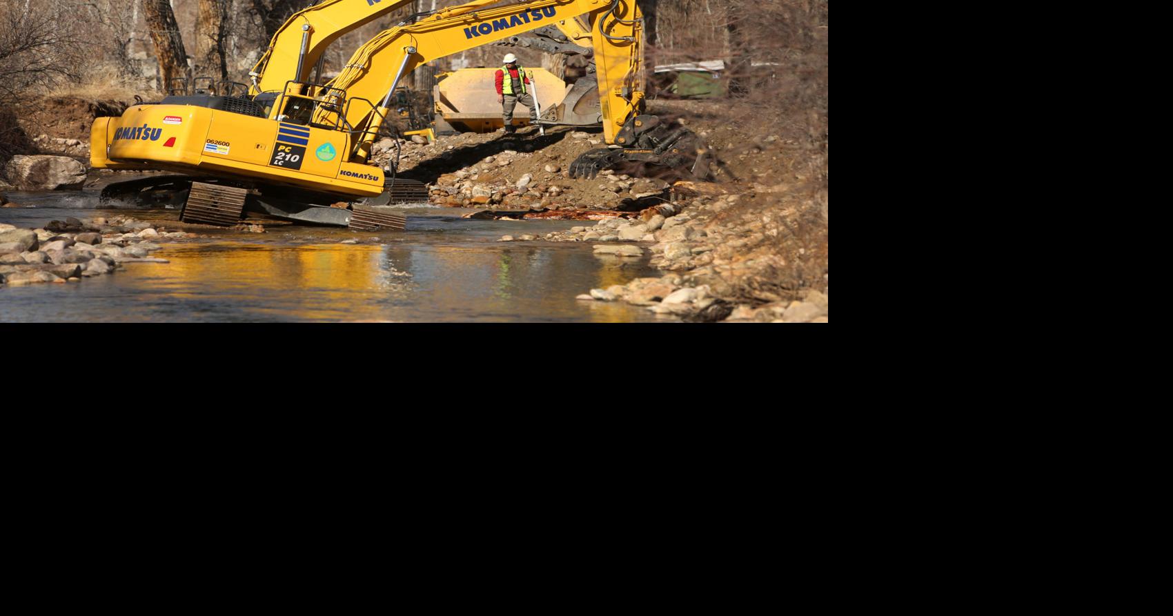 Construction underway on key Lander river