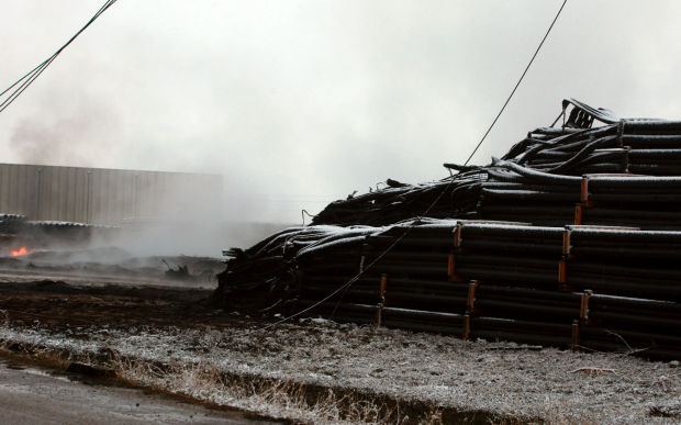 Update: Fire near Casper burns 8 million pounds of plastic pipe [Video]