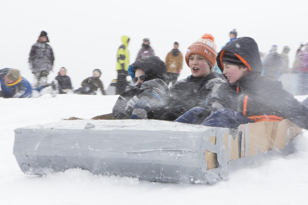Buffalo middle school box sled program involves students in different ...