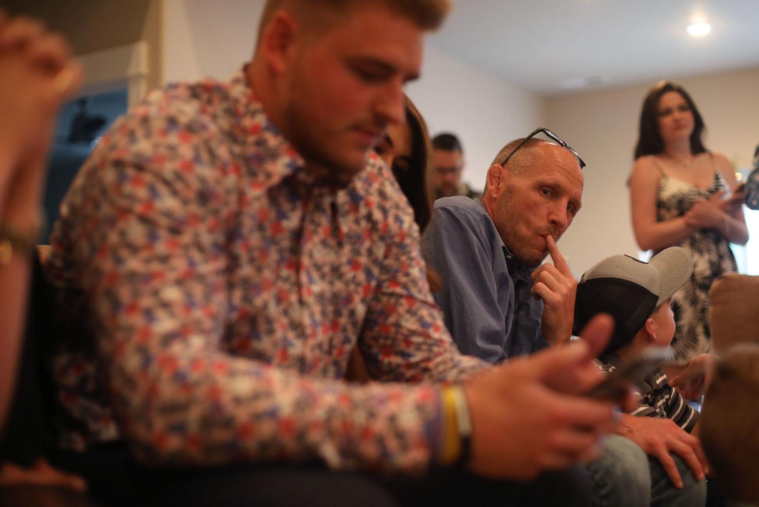 Photos: Logan Wilson celebrates being drafted by Cincinnati Bengals