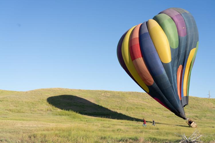 Kicking dirt at the Casper Balloon Roundup