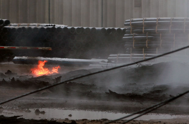 Update: Fire near Casper burns 8 million pounds of plastic pipe [Video]