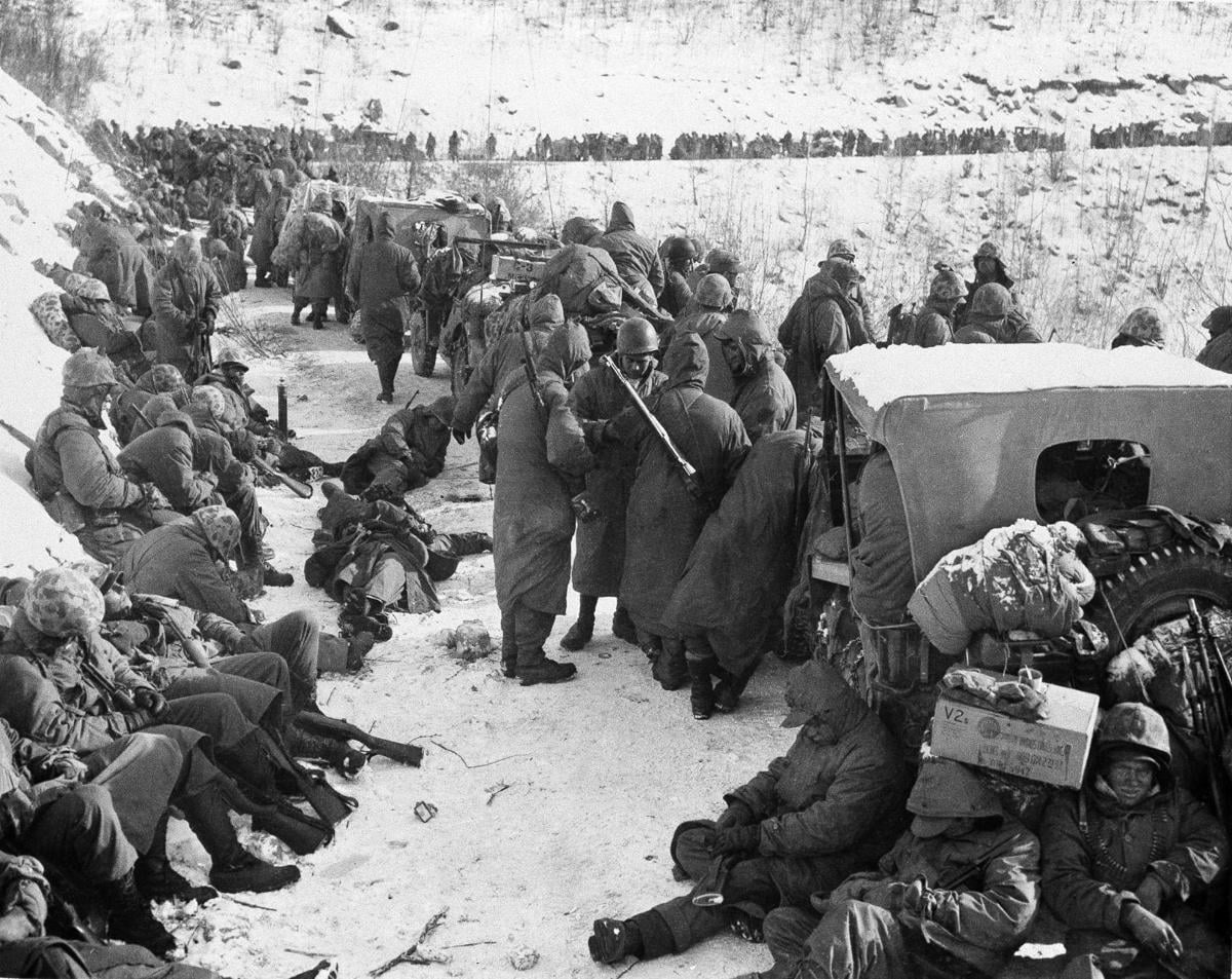 Historic photos from before and after the Korean War disaster at Chosin ...