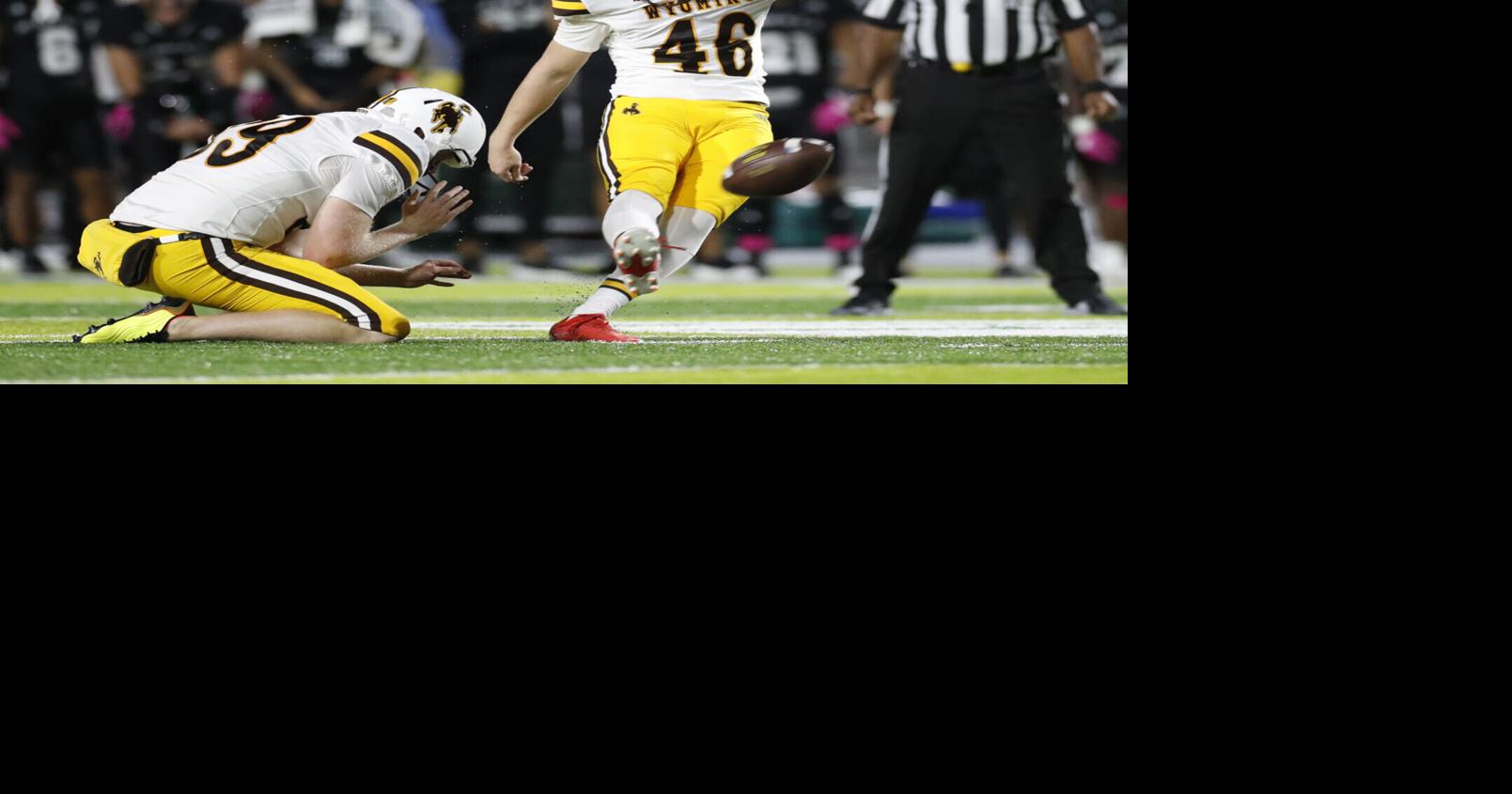 Wyoming Cowboys placekicker John Hoyland among finalists for Lou Groza ...