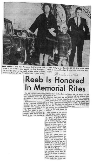 Slideshow: 1965 news coverage of Rev. James Reeb