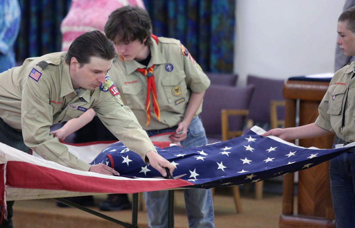 Boy Scouts honor American flags during retirement ceremony | Casper ...