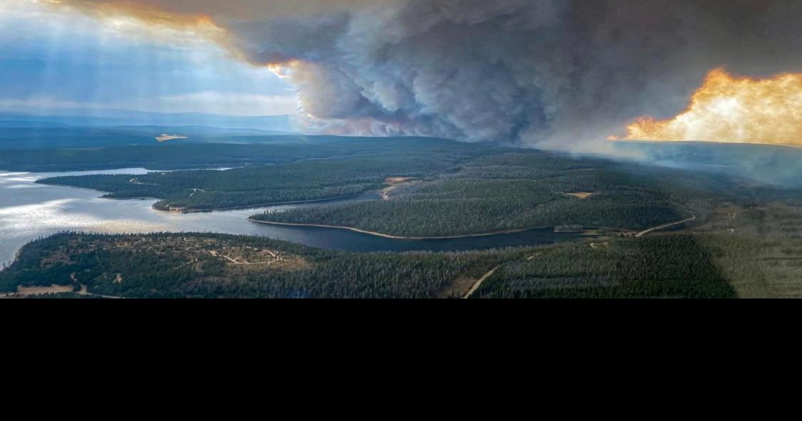 Firefighters work to protect buildings as Mullen Fire reaches nearly ...