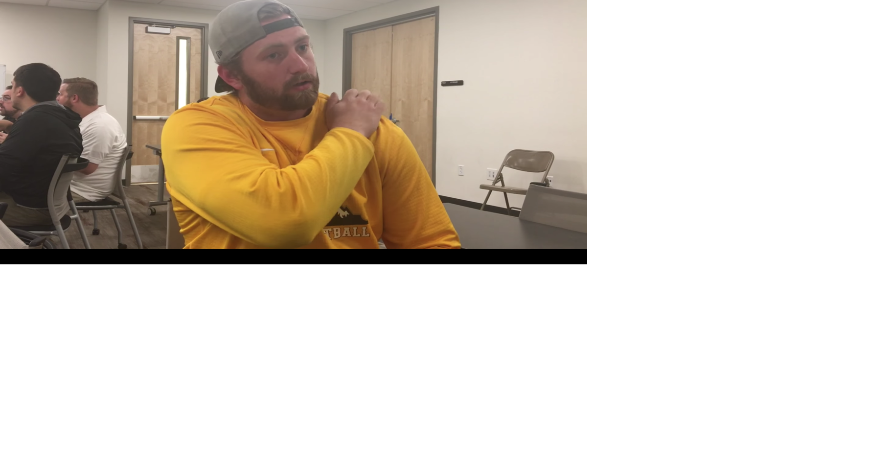 Wyoming's Conner Cain discusses being named a captain