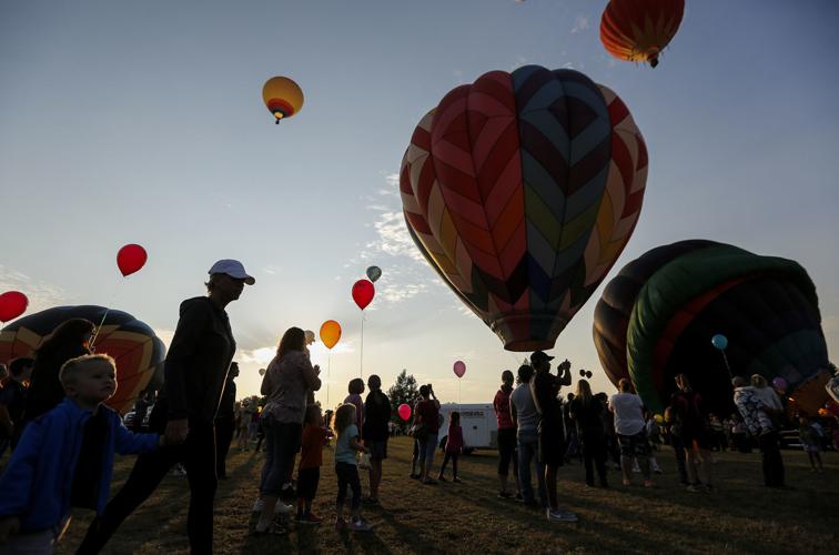 Celebrating first flights at the Casper Balloon Roundup
