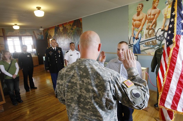 Casper man enlists in National Guard after Reserves, regular Army
