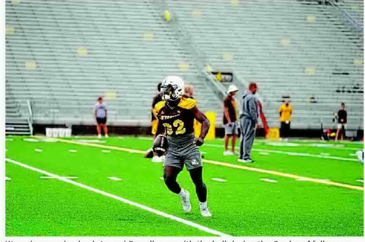 JAMES, FERRELL STEP IN AT RB