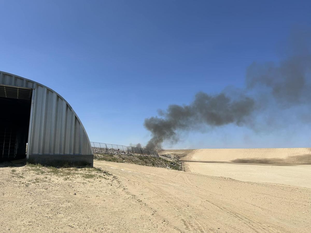 Fire breaks out at solid waste division on Station Road