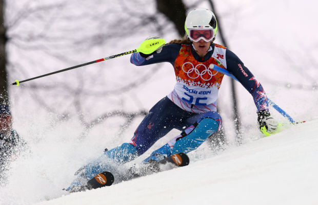 UPDATED: Jackson's Stiegler pushes and loses ski on second run at Sochi