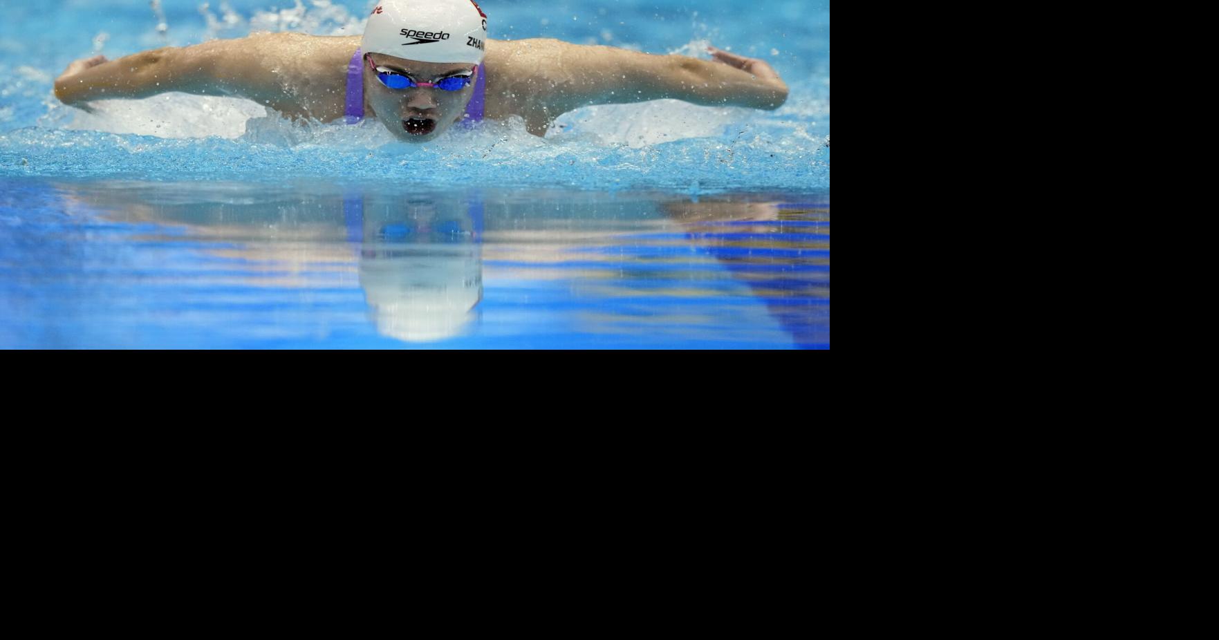 China wins two gold medals at Swimming World Championships