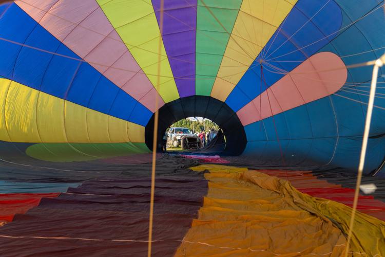 Kicking dirt at the Casper Balloon Roundup