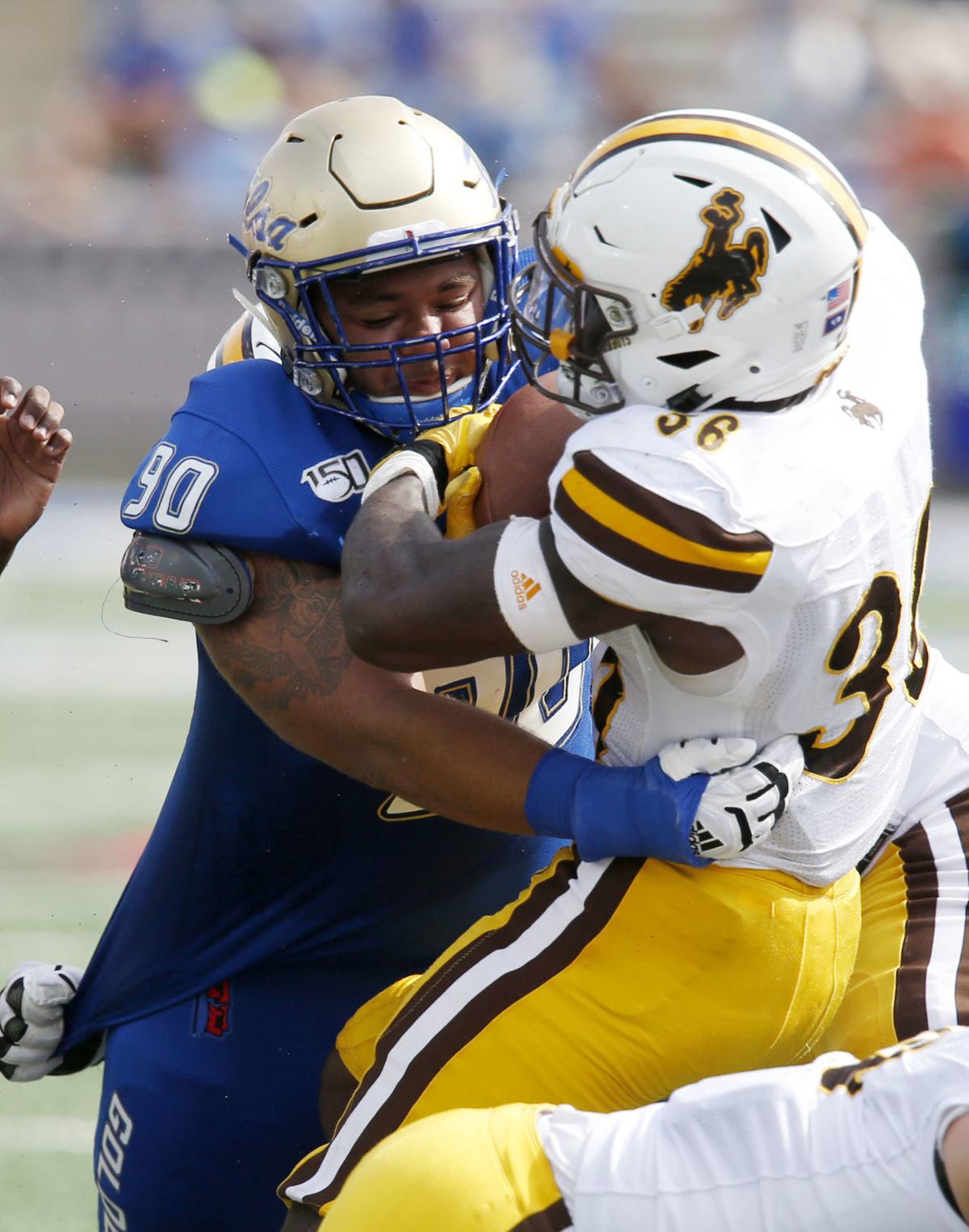 Wyoming's Logan Harris released from hospital after injuries pile up ...