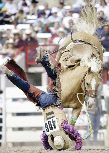 Cowgirls have long been part of Frontier Days rodeo