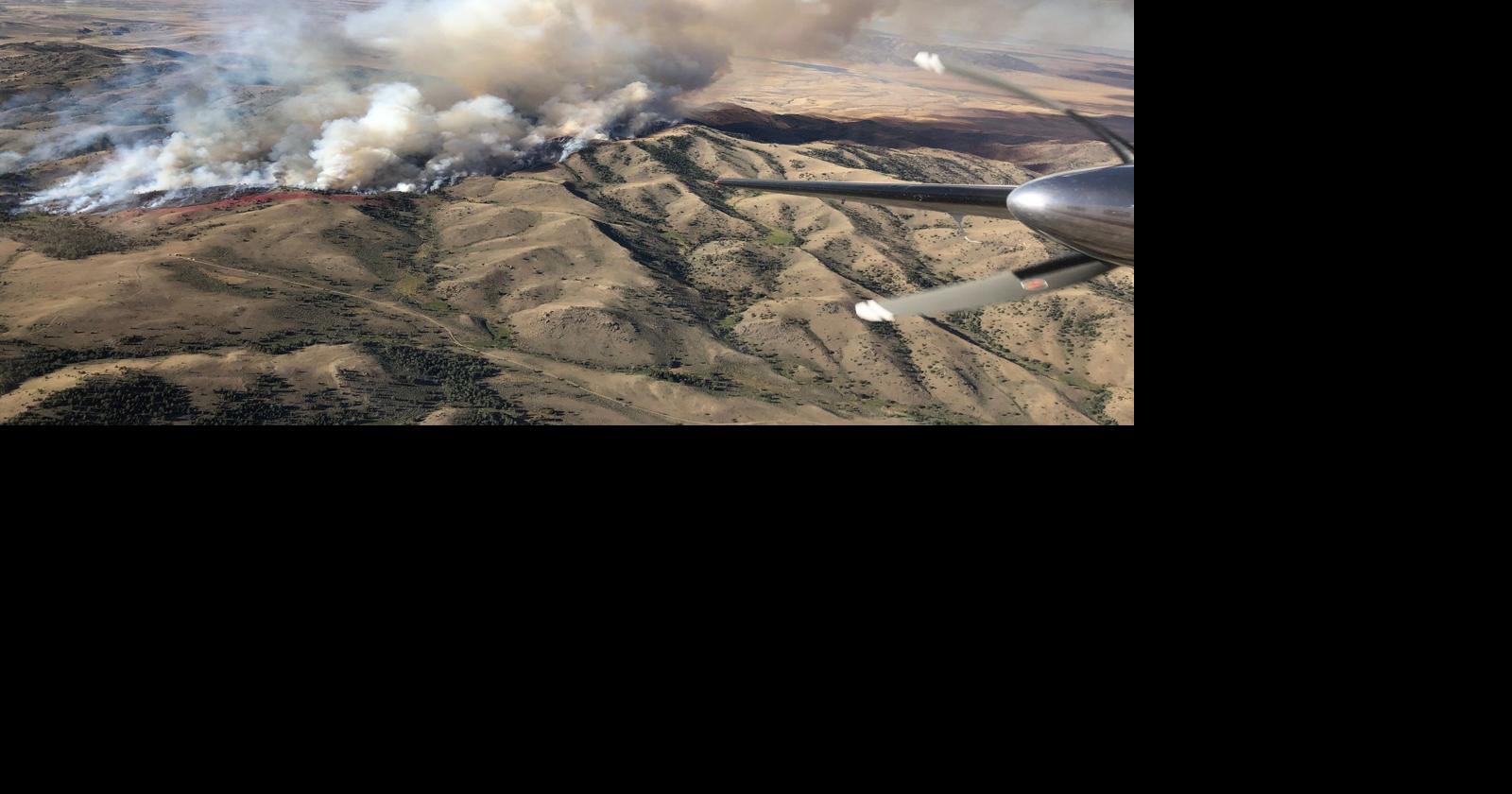 Two fires burning in southern Wyoming