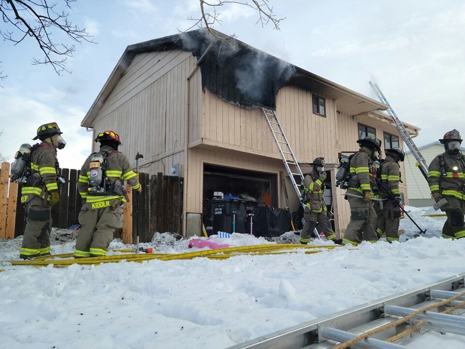 One person hospitalized, one cat dead, one dog missing after Casper ...