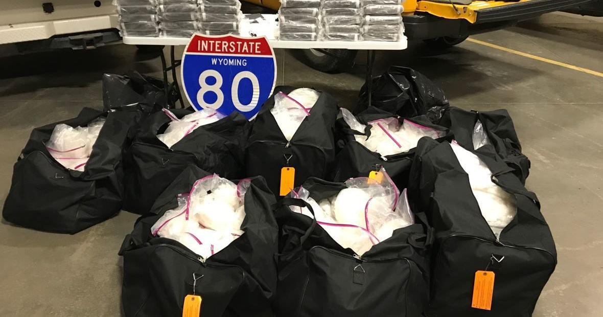Largest meth seizure in Wyoming history finds 601 pounds on I-80