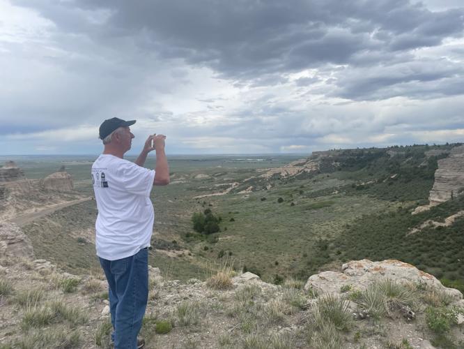 Kevin and Denny Henson hike Mormon Battalion Trail