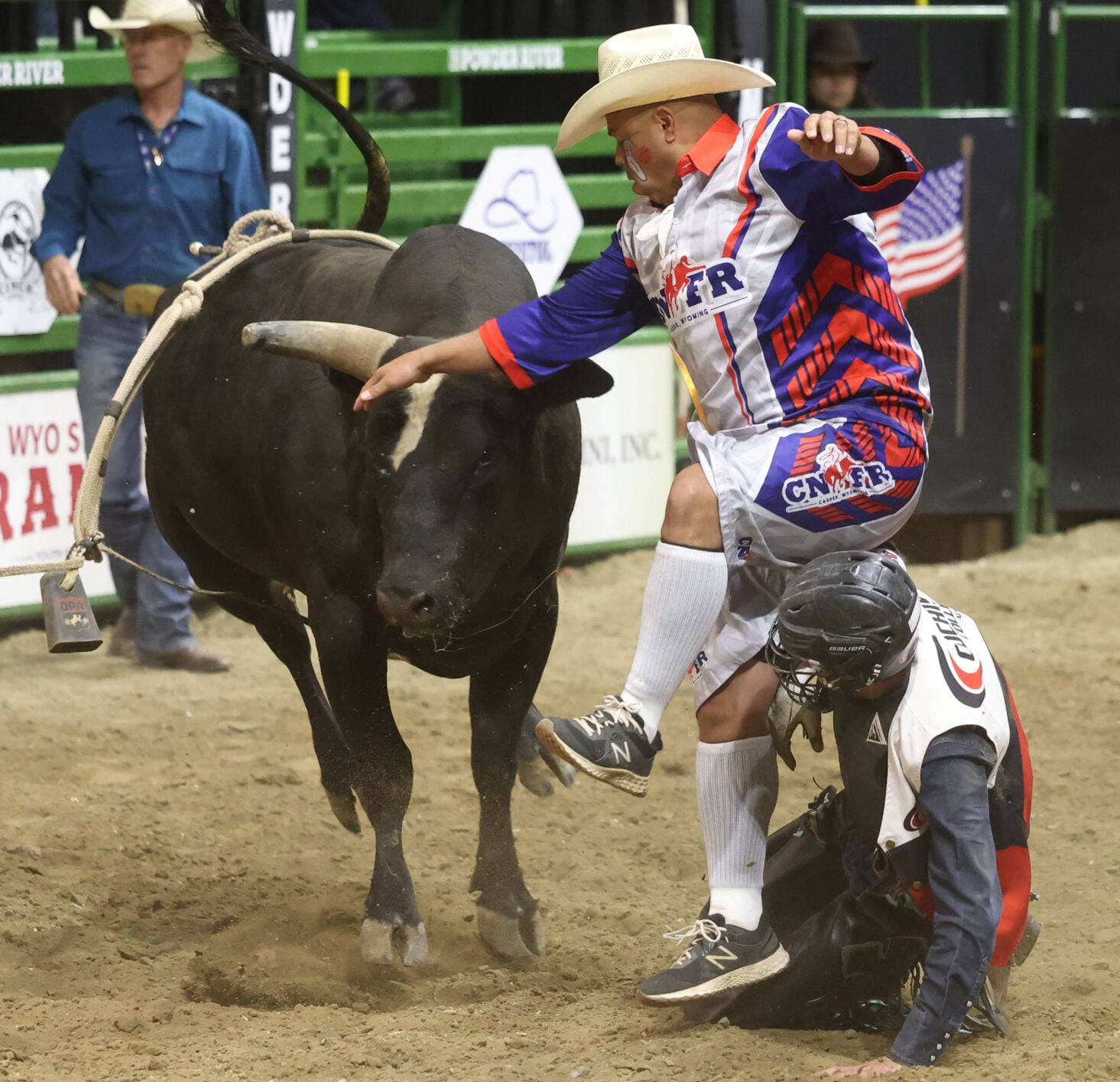 Sunday's College National Finals Rodeo results