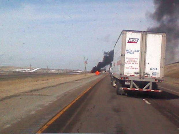Separate accidents lead to fatality, fiery collision on Interstate 80 ...