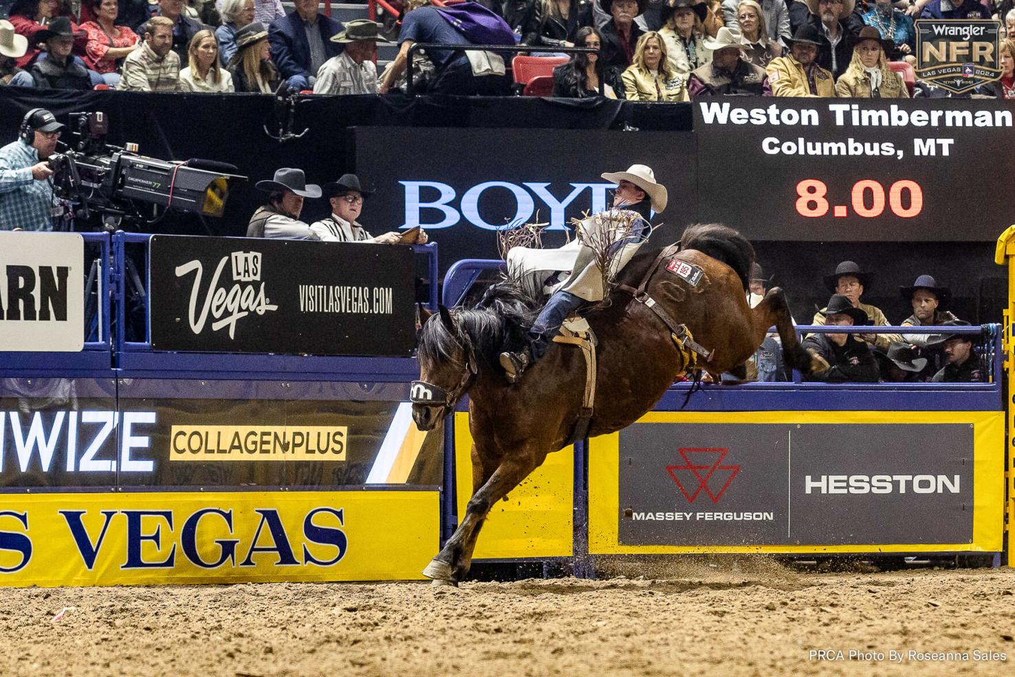 Powell's Brody Wells takes 4th in 4th round of NFR