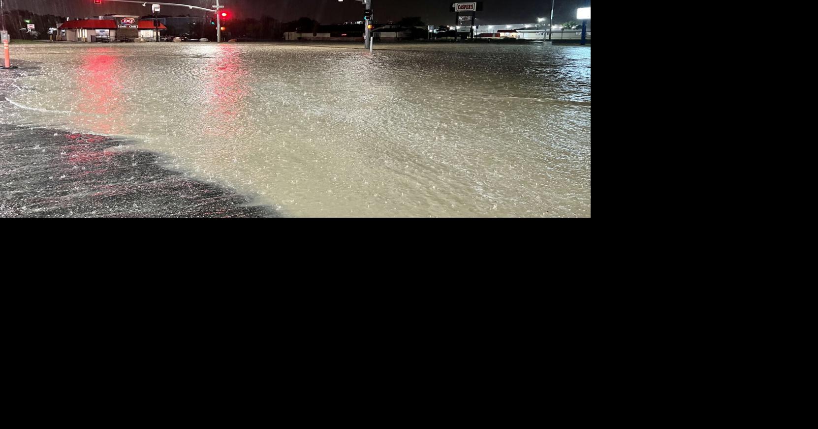 Roads flood in parts of Casper as thunderstorm passed through