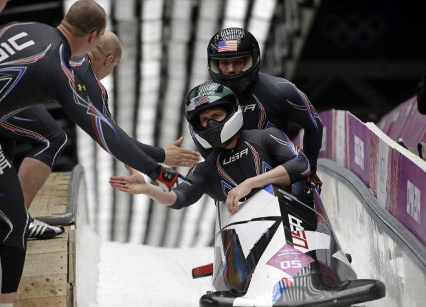 Photos: U.S., Jamaican bobsled