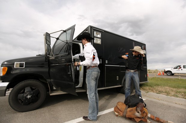 Sam Houston State rodeo contestants travel country in converted ambulance