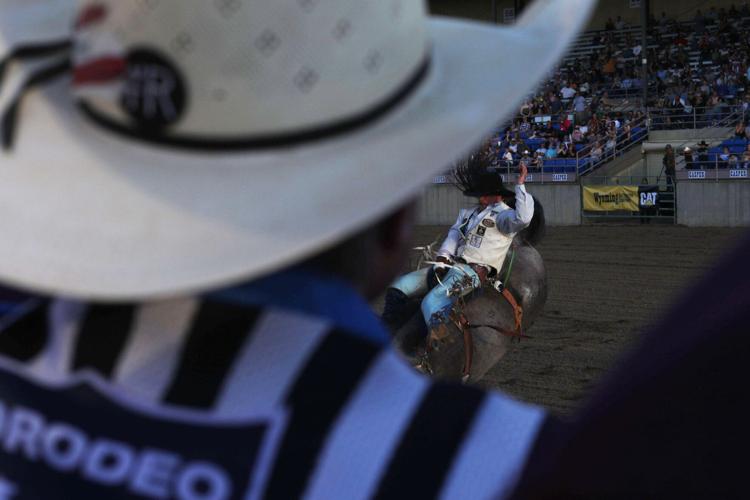 Keenan Hayes continues strong rookie season in bareback