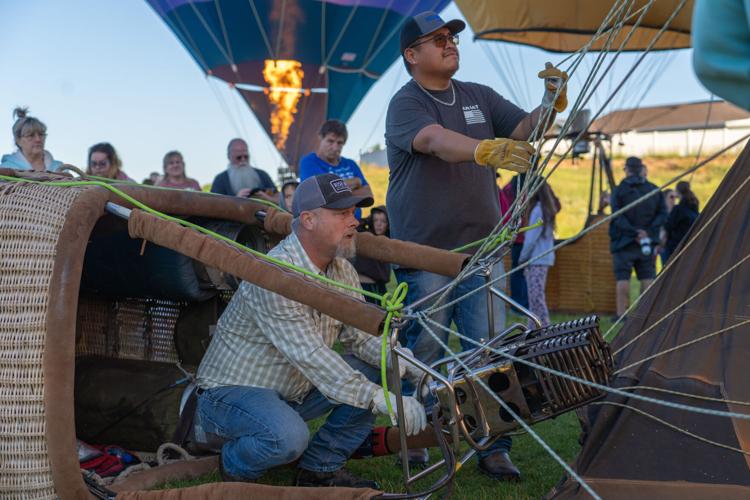 Kicking dirt at the Casper Balloon Roundup