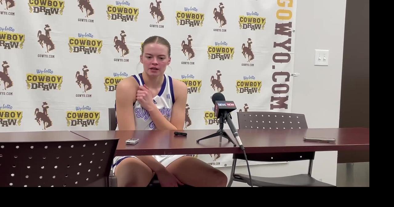 Wyoming's Emily Mellema discusses the Cowgirls' victory over Boise ...