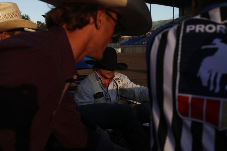 Keenan Hayes continues strong rookie season in bareback