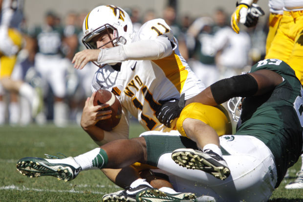 Michigan State offense runs through Wyoming in blowout victory