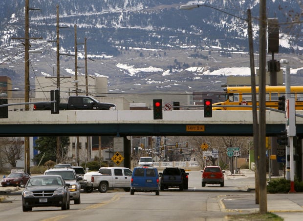 Variable speed limit signs being installed on Interstate 25 in Casper