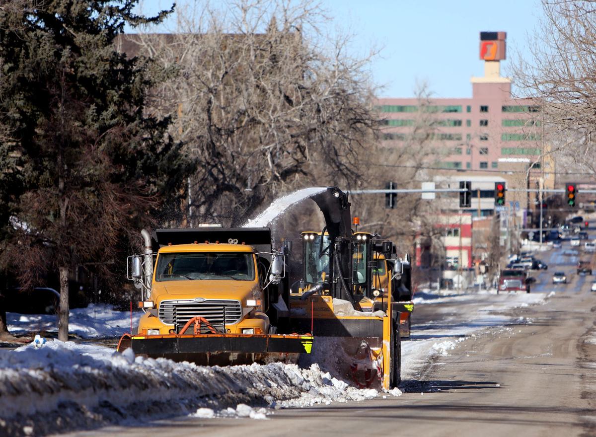 Casper city crews work around the clock to clear streets after storm