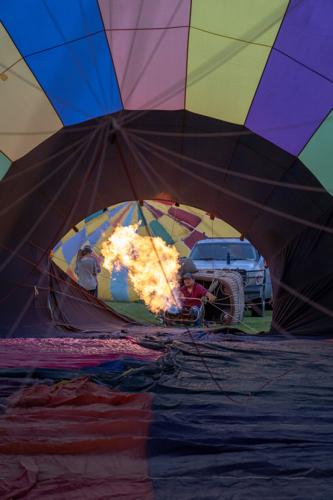 Kicking dirt at the Casper Balloon Roundup