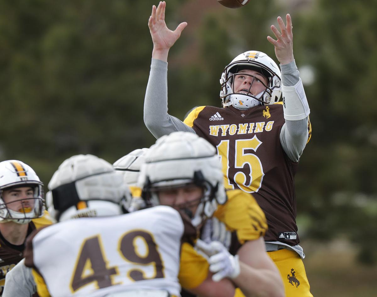 Freshman QB Levi Williams gets comfortable during head start at Wyoming