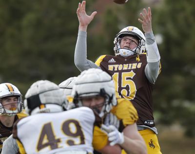 Freshman QB Levi Williams gets comfortable during head start at Wyoming