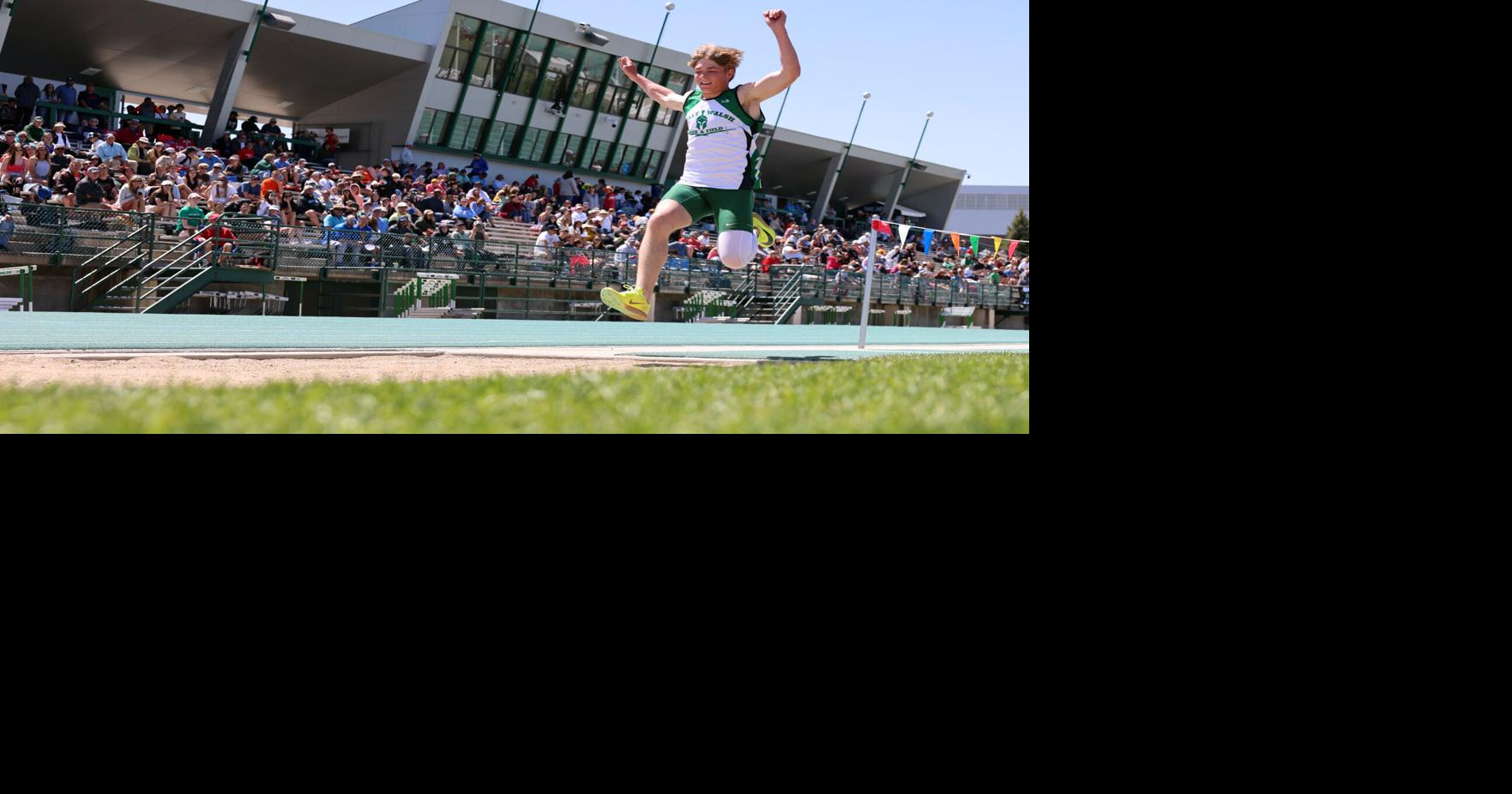 Kelly Walsh's Landon Walker jumps into the record books