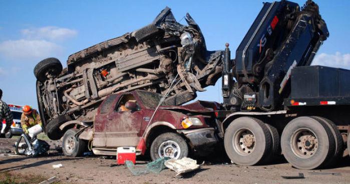 Three die after bus plows into stopped traffic near Gillette
