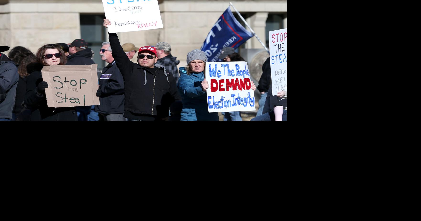 Nonviolent 'Stop the Steal' protest held in Cheyenne