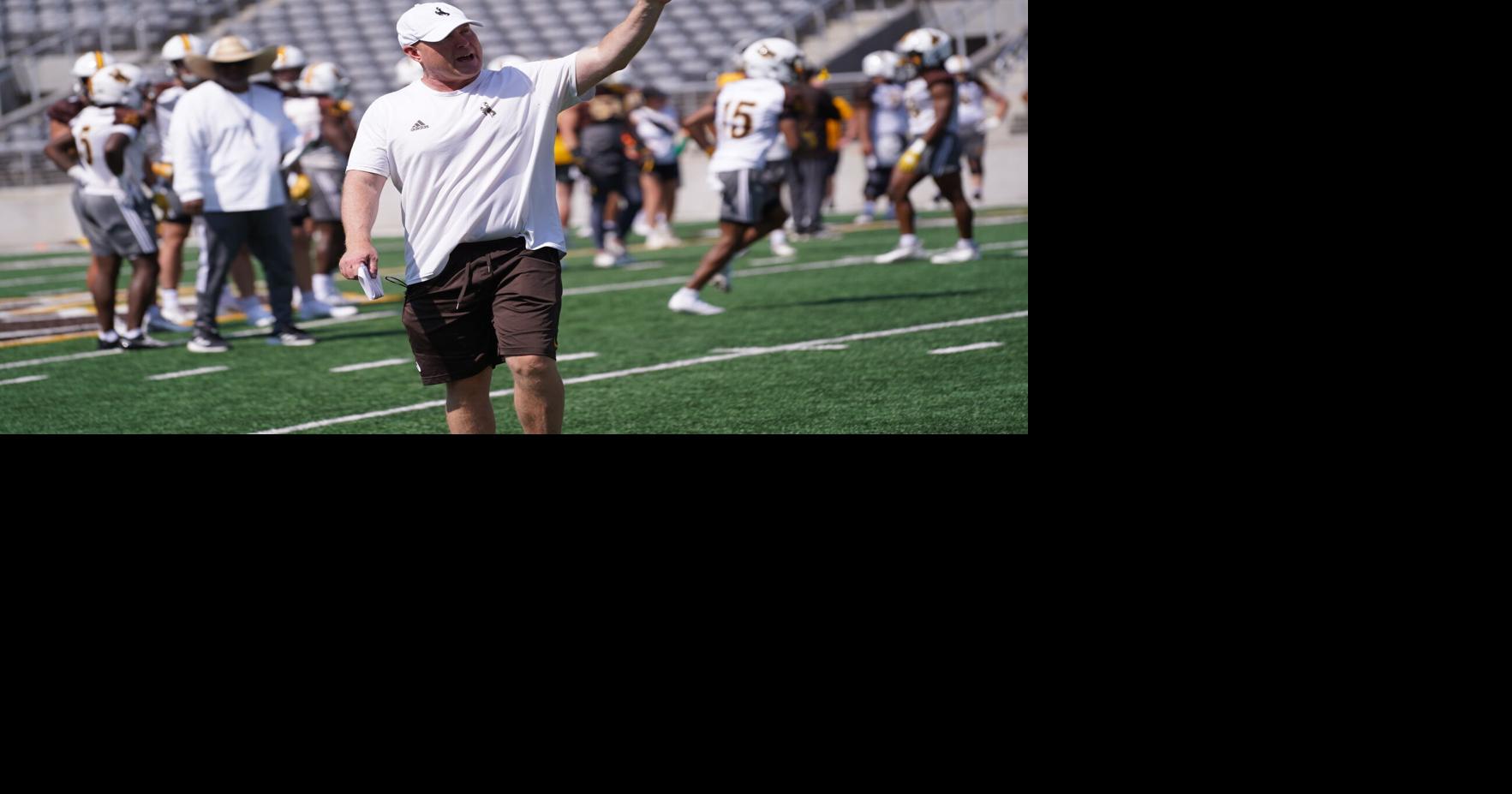 Wyoming head coach Jay Sawvel gets Cowboys refocused