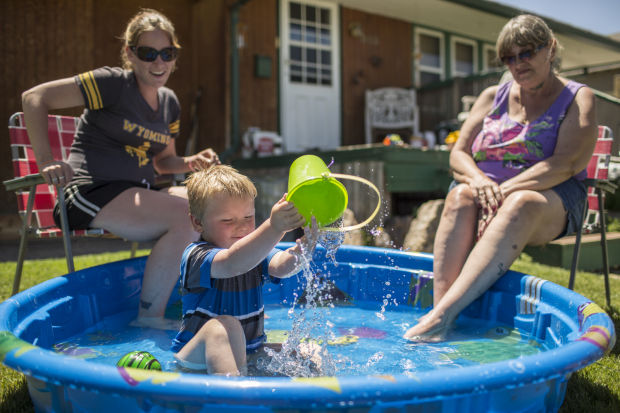 High temperatures contribute to flooding in Wyoming
